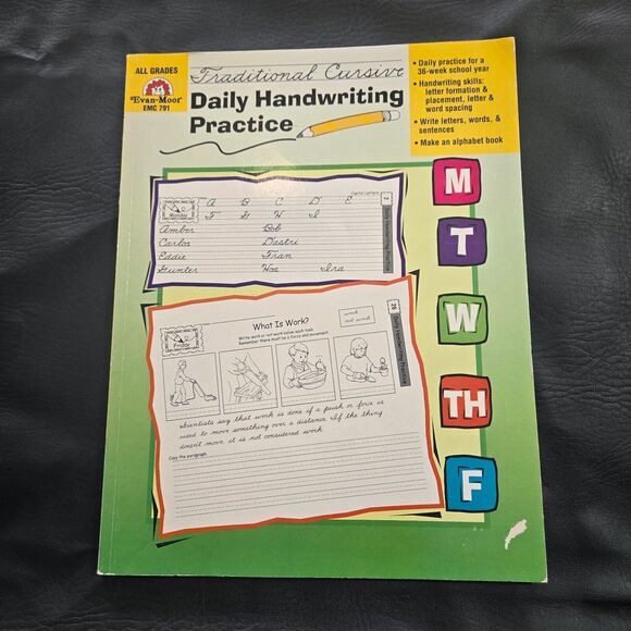 Evan Moor Educational Publishers | Other | Traditional Cursive Daily ...